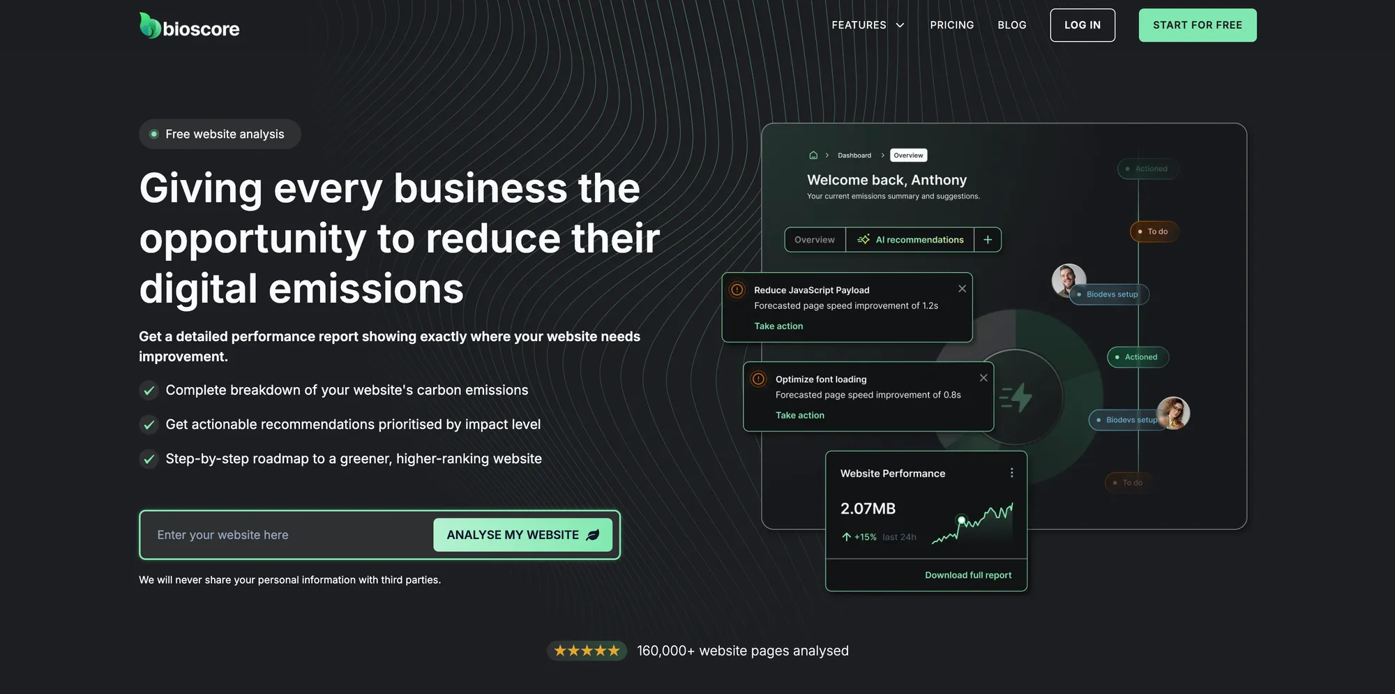 Bioscore | Calculate your digital carbon emissions